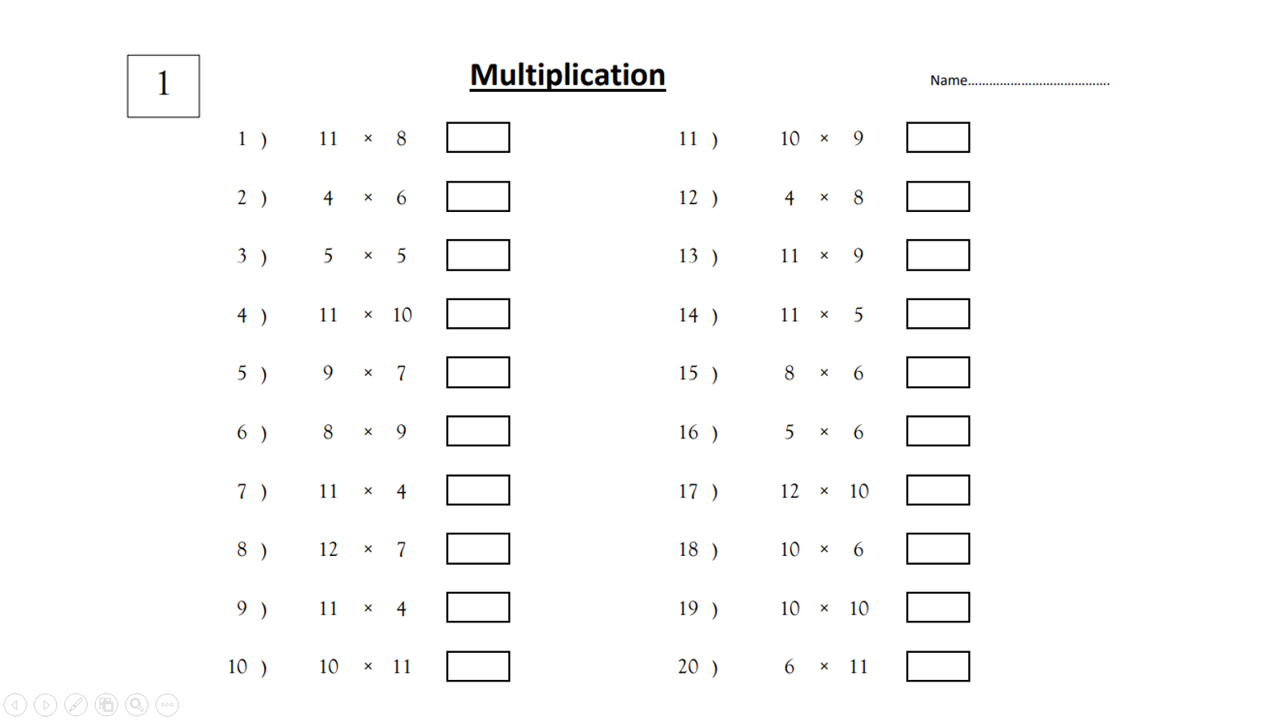 3 Quick 20 Question Times Table Tests | Teaching Resources