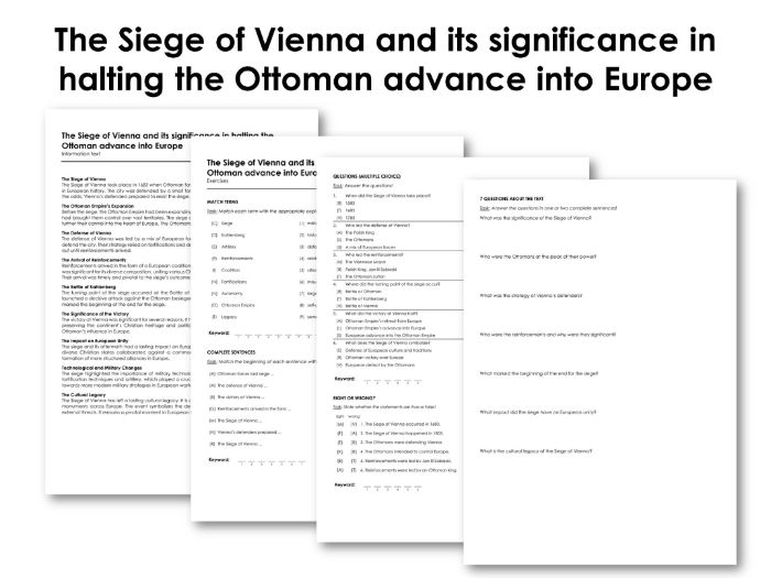 The Siege of Vienna and its significance in halting the Ottoman advance ...