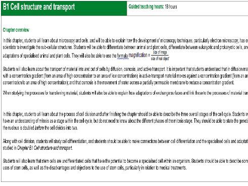 AQA B1 Cell Biology whole unit powerpoints | Teaching Resources