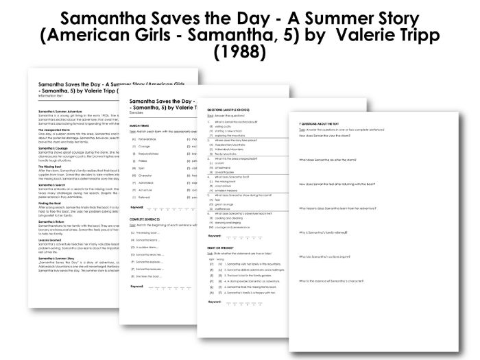 Samantha Saves the Day - A Summer Story (American Girls - Samantha, 5 ...