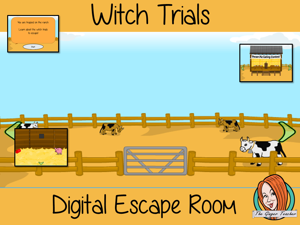 Witchcraft Trials Escape Room Teaching Resources