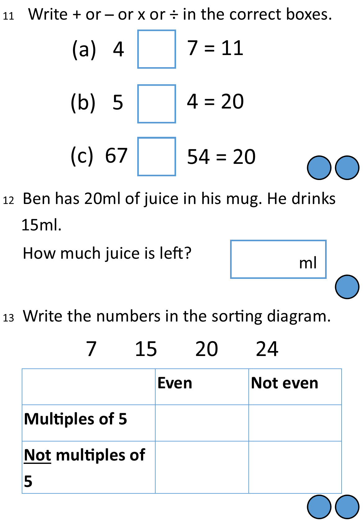 YEAR 2 SATS PRACTICE TESTS SET A Teaching Resources YEAR 2 SATS PRACTICE TESTS SET A Teaching Resources