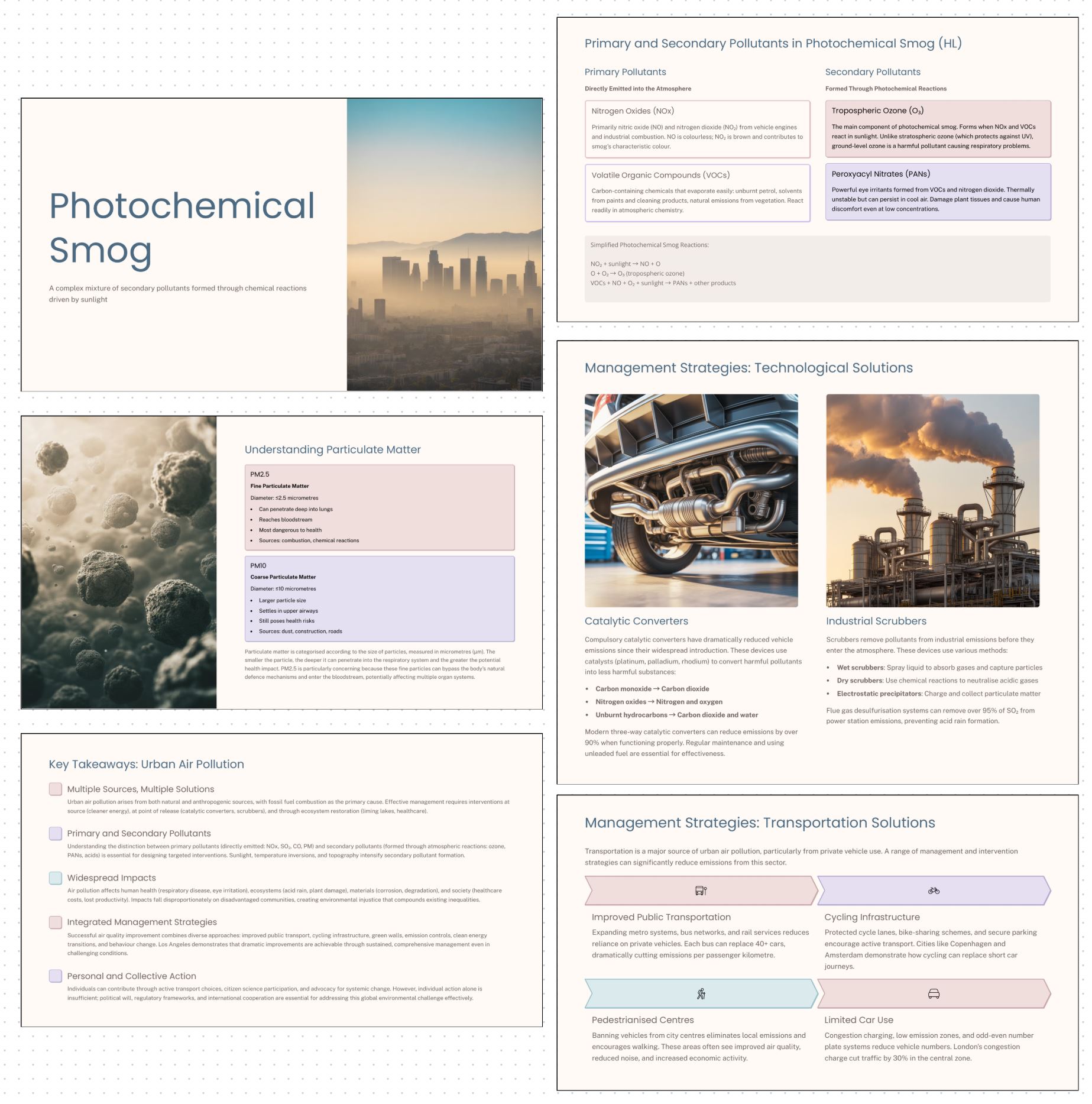 IB DP ESS 8.3 Urban Air Pollution - Teaching Notes & PowerPoint 2026 ...