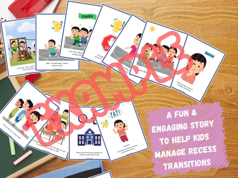 Recess Routine and Safety Social Story | Coming in From Recess Lesson ...