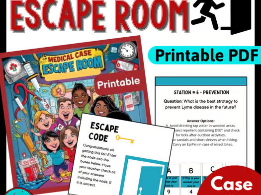 Medical case Escape room | Teaching Resources