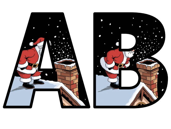 Santa Go Down the Chimney Book Mac Barnett Cv Lettering Set Display ...