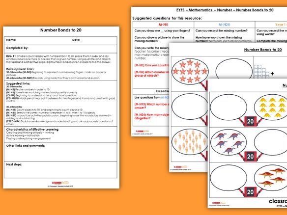 Early Years Maths Resources: Number Worksheets and Activities | Tes