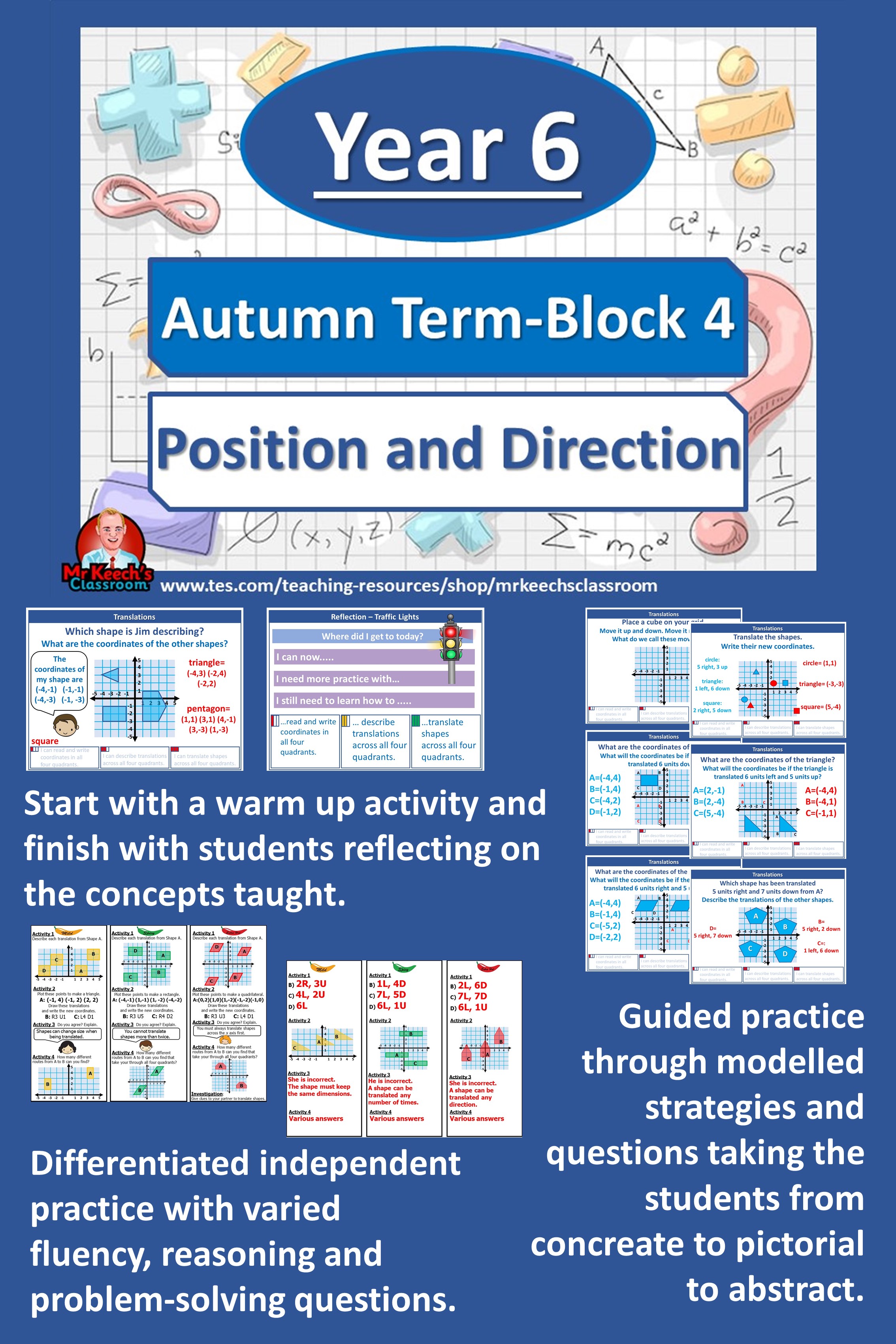 Year 6 - Position and Direction - Autumn Block 4 - White Rose Maths ...