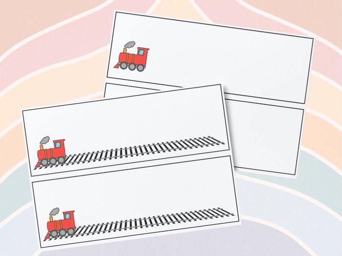 Name Train Template | Teaching Resources