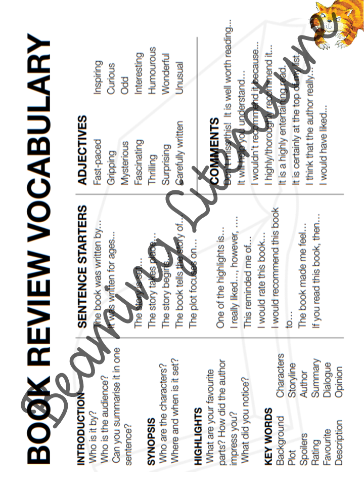 The Diary of a Killer Cat by Anne Fine- Writing a Book Review (Heavily ...