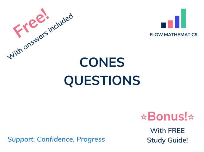 Volume and surface area of a cone | Teaching Resources