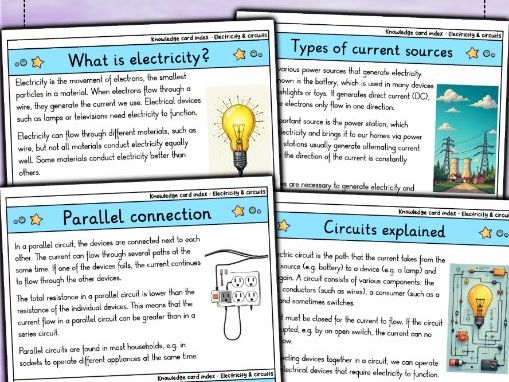 Electricity and Circuits | Physics | Charge Flow & Circuit Components ...