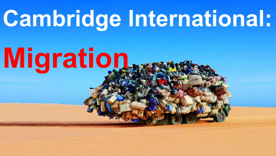 Migration Cambridge International | Teaching Resources