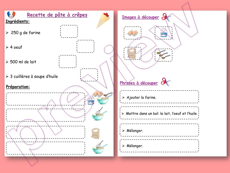 La Chandeleur | French pancake day | Recette | Recipe | Teaching Resources