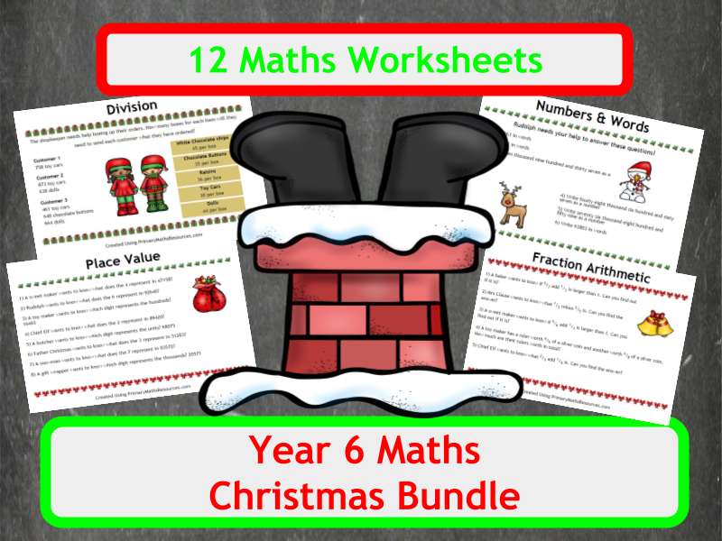 Christmas Maths Worksheets Year 6 Teaching Resources Christmas Maths Worksheets Year 6 Teaching Resources