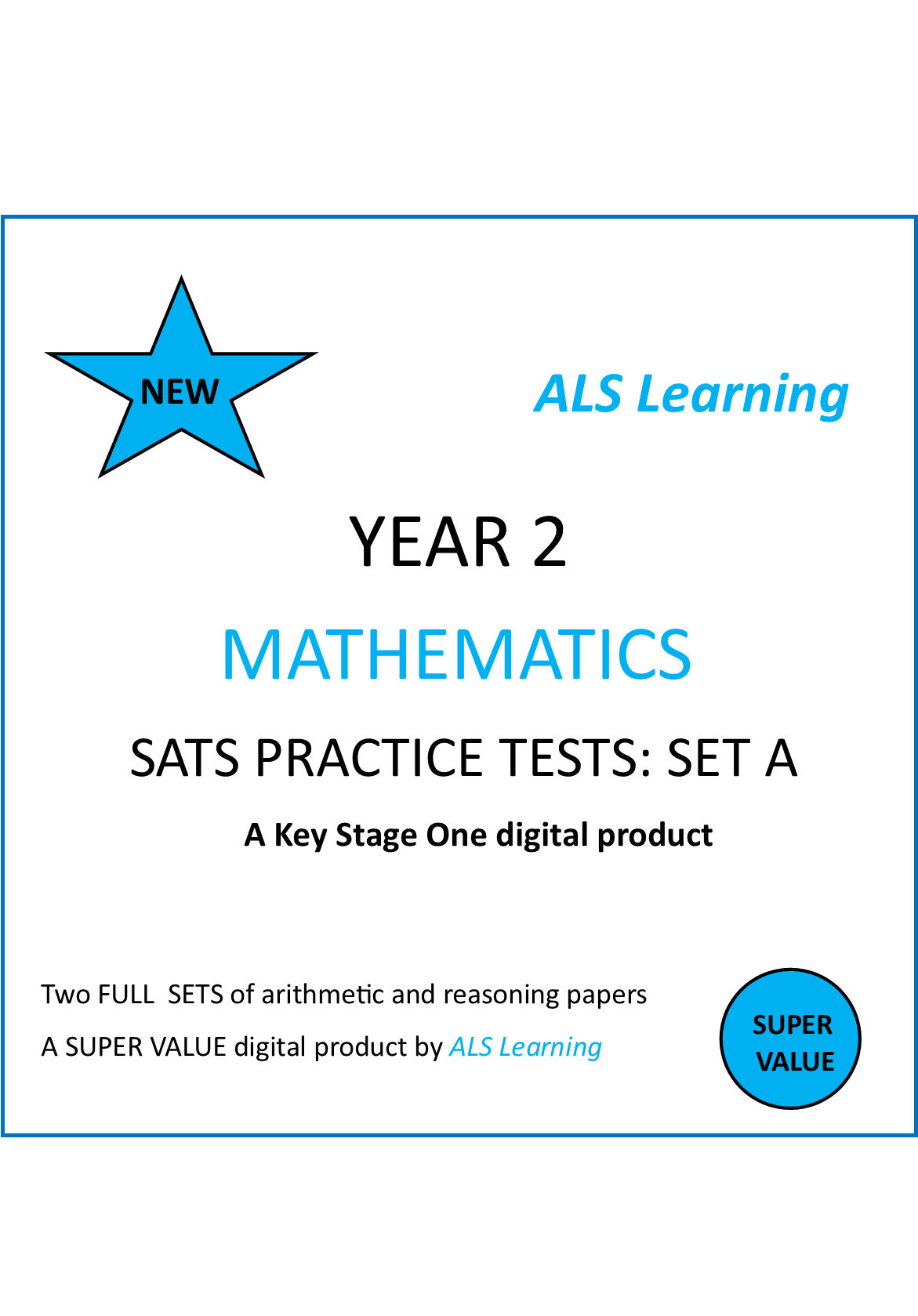 YEAR 2 SATS PRACTICE TESTS SET A Teaching Resources