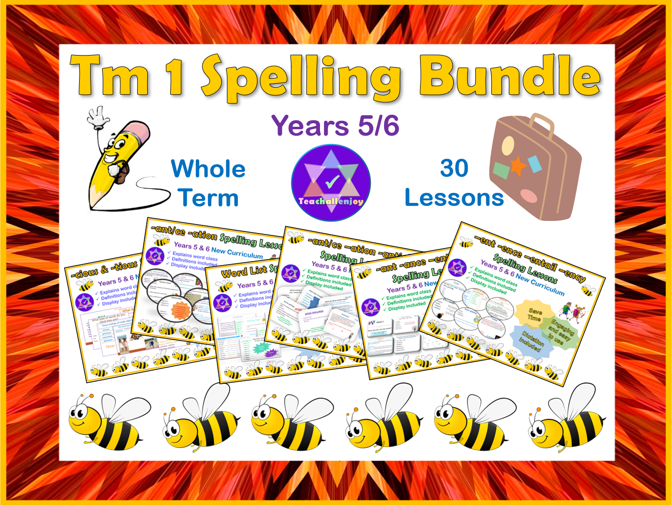 Spelling Lessons Year 5 6 Whole Term 1 Teaching Resources