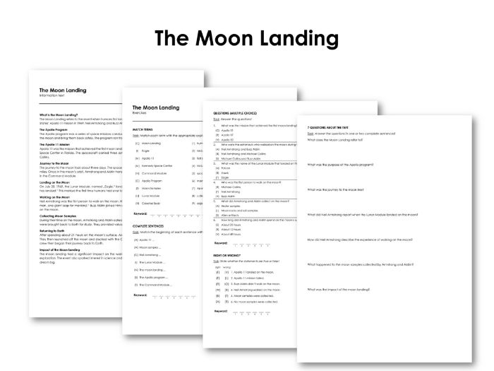 The Moon Landing | Teaching Resources