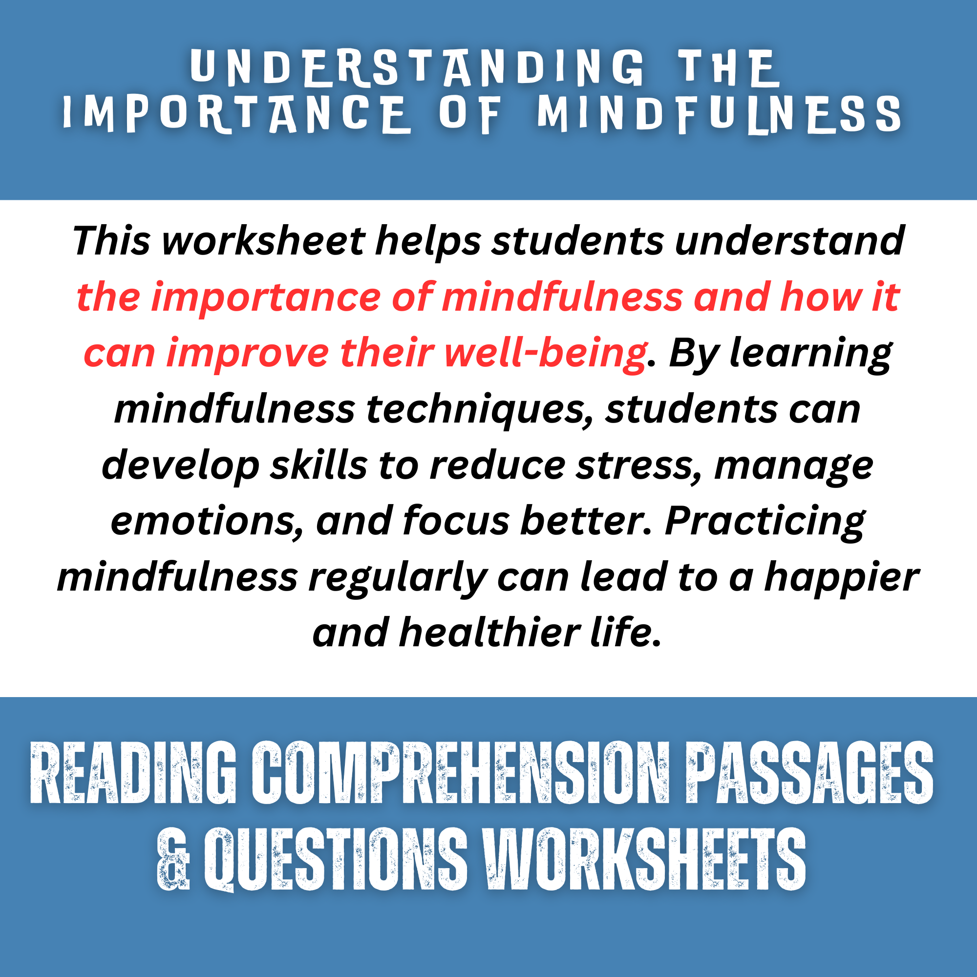Understanding the Importance of Mindfulness -Psychology and Human ...