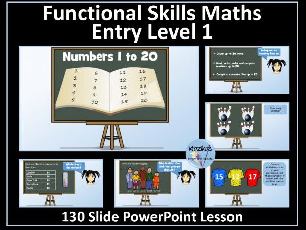 Functional Skills Maths - Entry Level 1 - Using Numbers and the Number System | Teaching Resources