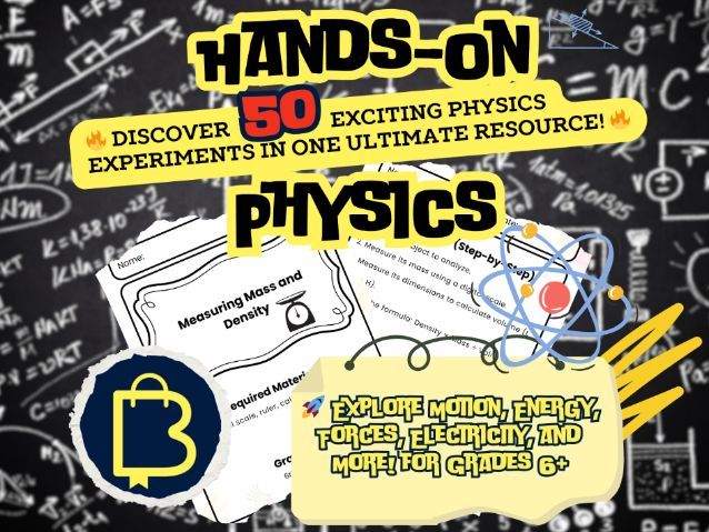 50 EPIC Physics Experiments! Hands-On Physics | Teaching Resources