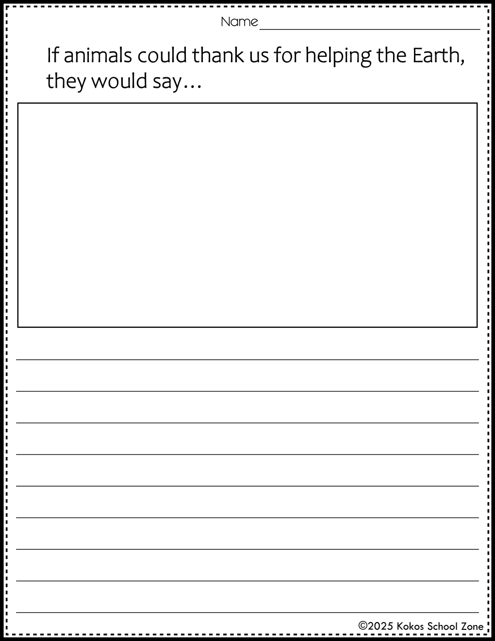 Earth Day Writing Prompts Journal (Earth Day Activities) | Teaching ...