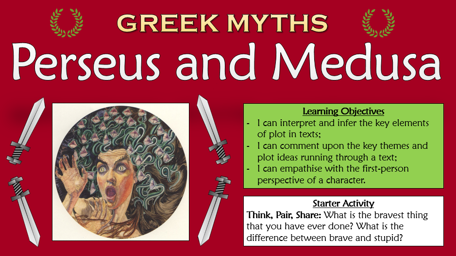 Greek Myths: Perseus and Medusa | Teaching Resources