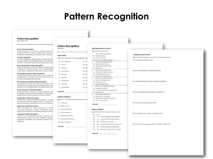Pattern Recognition | Teaching Resources