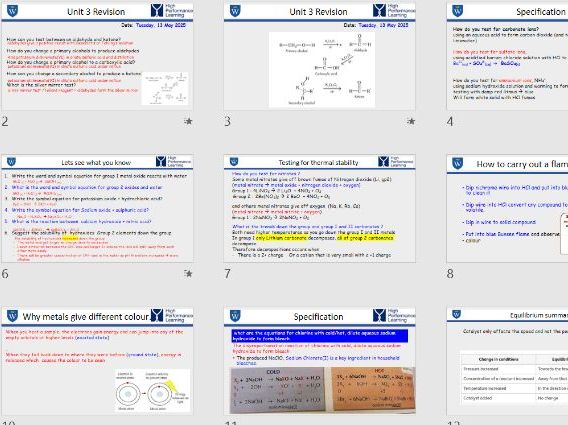 unit 3 practical revision with answers | Teaching Resources