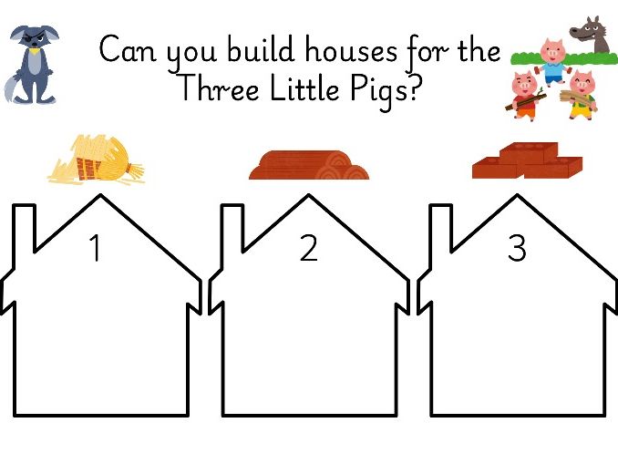 Three Little Pigs activity | Teaching Resources