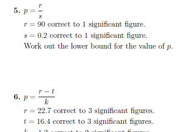 Bounds worksheet (with solutions) | Teaching Resources