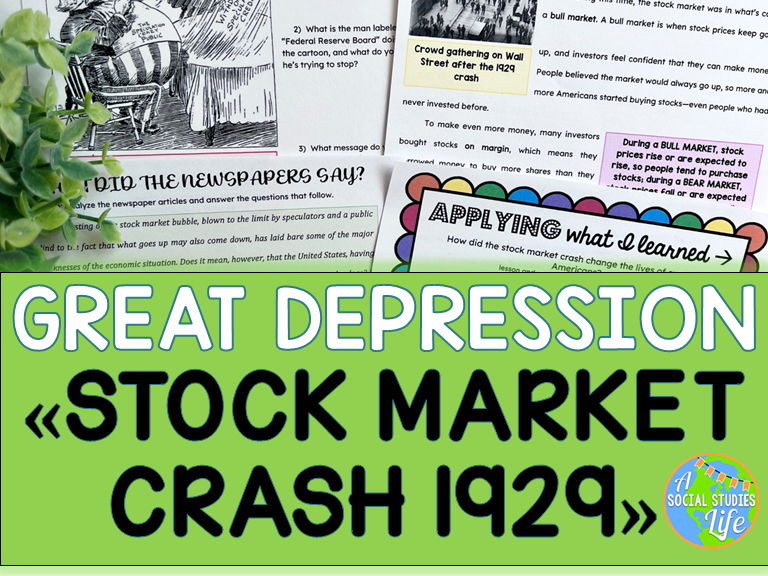 Stock Market Crash 1929 | Teaching Resources