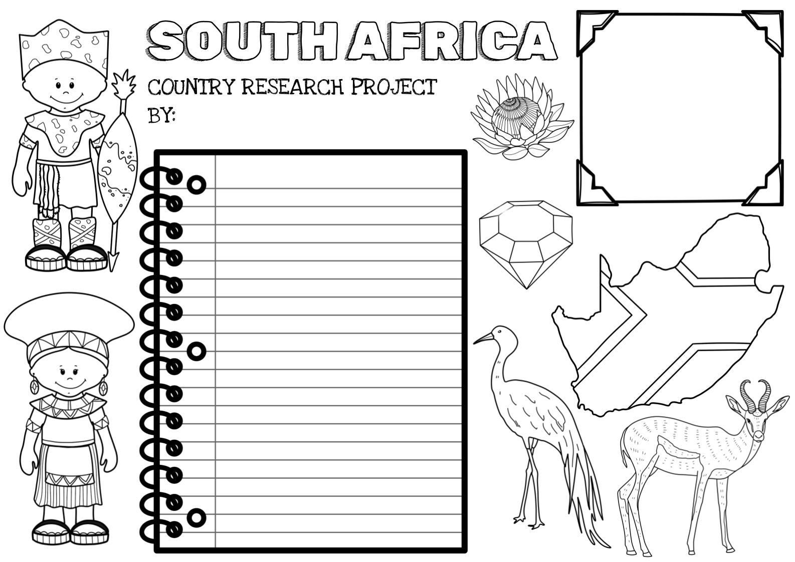 SOUTH AFRICA - Country Research Project (Google Slides™) | Teaching ...