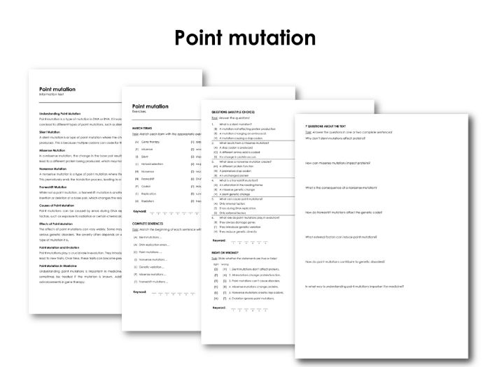 Point mutation | Teaching Resources