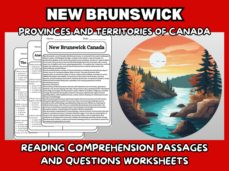 New Brunswick - Provinces and Territories of Canada Reading ...