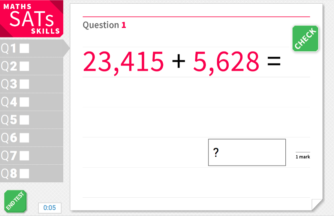 Adding Large Numbers Using Formal Methods Ks2 Maths Sats Arithmetic Interactive Exercises 0096