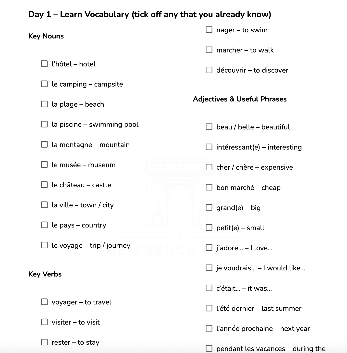 FREE 2026 AQA GCSE French F 7-Day Revision 3.1 | Teaching Resources