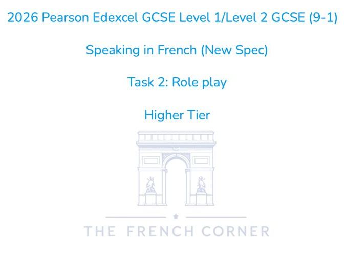 2026 Pearson Edexcel GCSE French – Ultimate Writing & Speaking Bundle ...