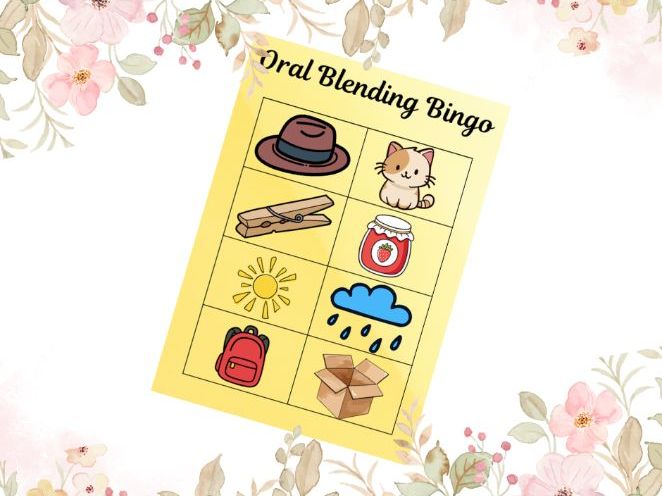Oral Blending Bingo | Teaching Resources