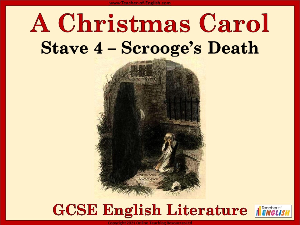 A Christmas Carol (GCSE) Stave 4 & 5 Bundle | Teaching Resources