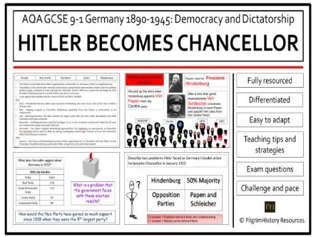 Hitler becomes Chancellor | Teaching Resources