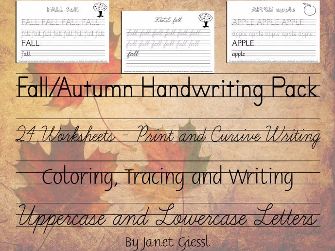 Early years handwriting resources