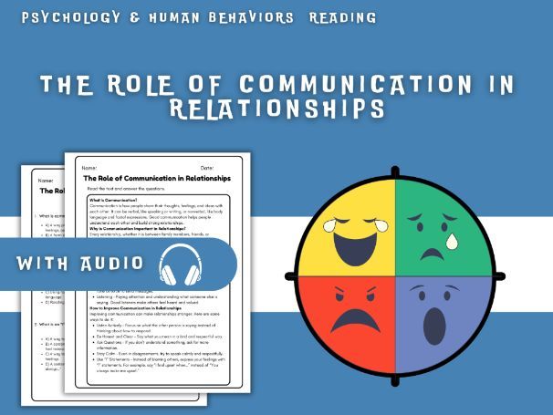 The Role of Communication in Relationships -Psychology and Human ...