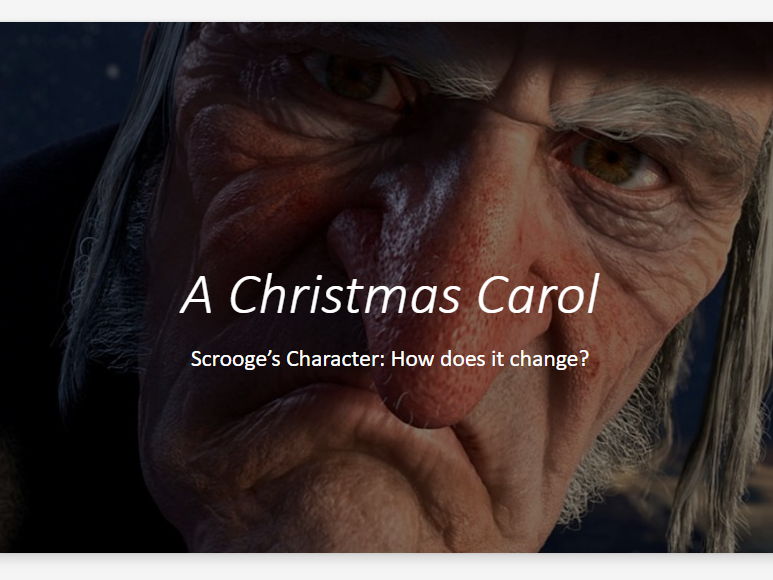A Lesson on How Scrooge's Character Changes in A Christmas Carol ...