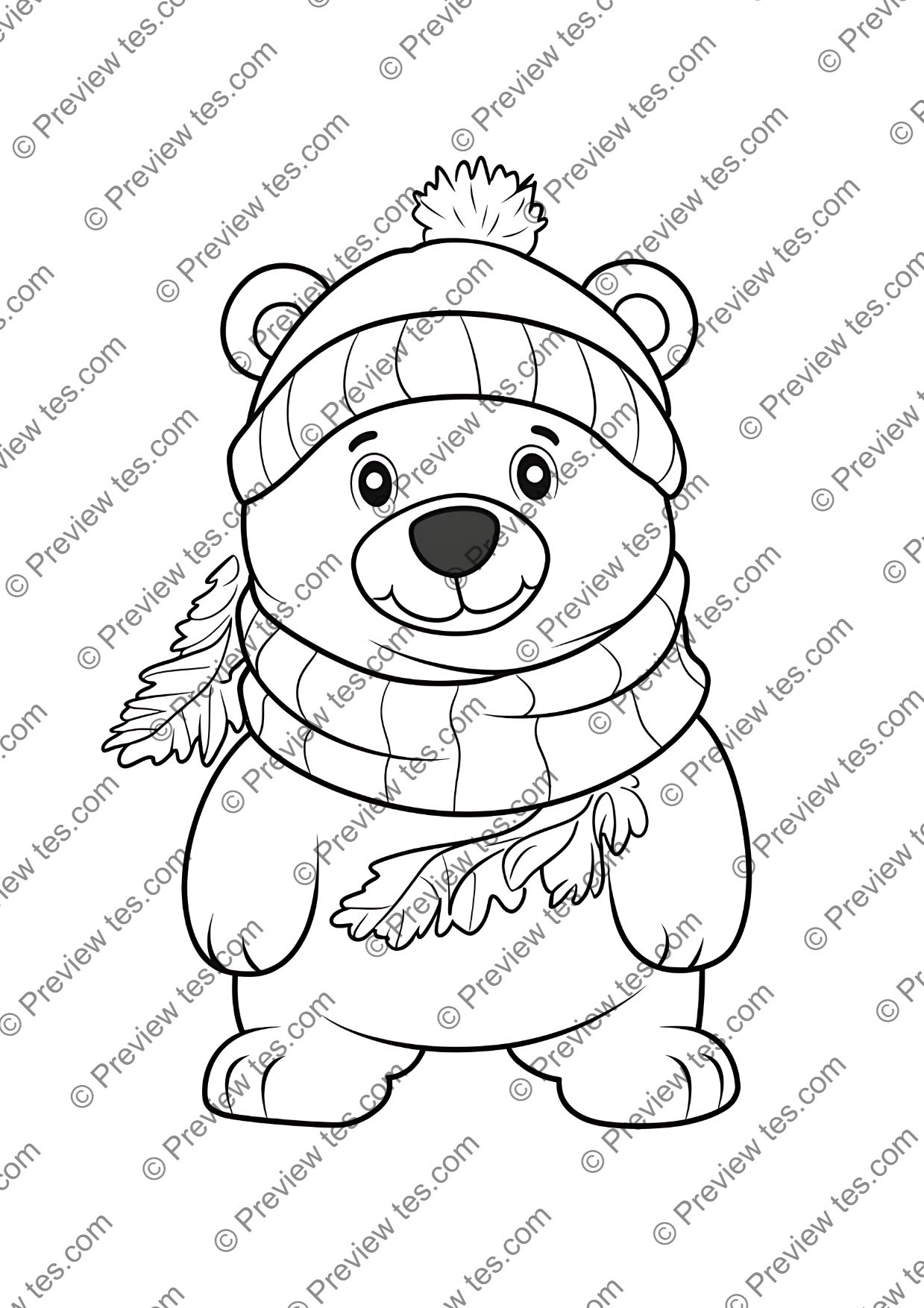 Printable Winter Animal Colouring Pages | Fun Activities for Teaching ...