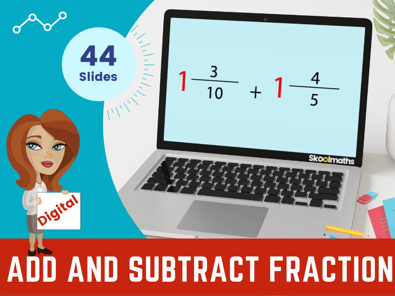 Adding And Subtracting Fractions And Mixed Numbers Year 6 Teaching