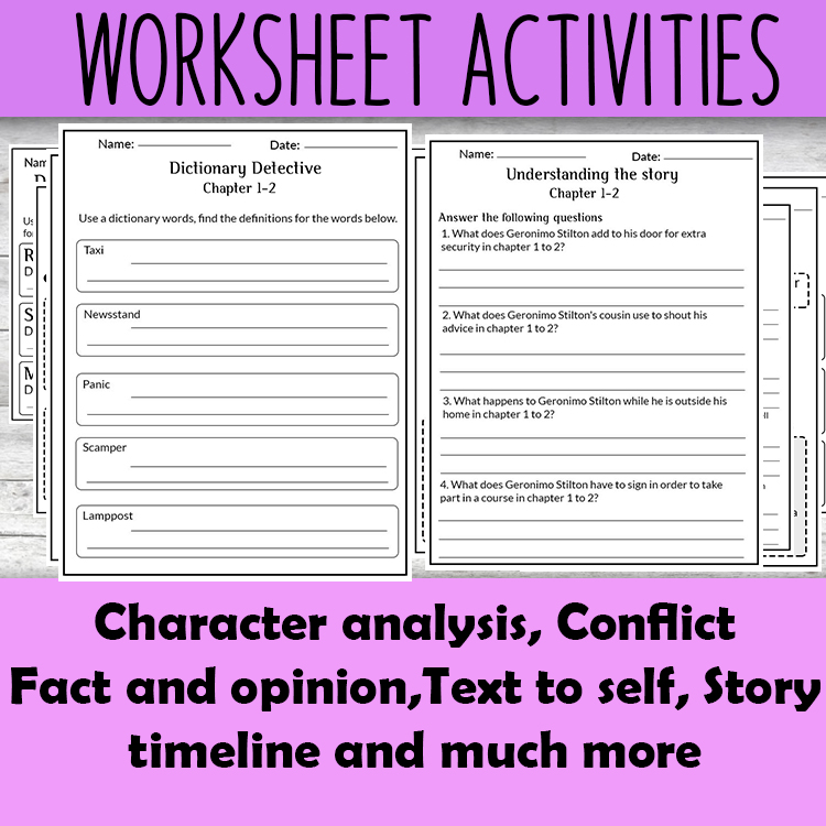 Four Mice Deep in the Jungle Novel Study | Teaching Resources