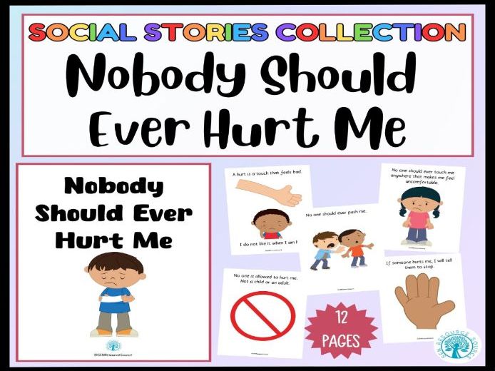 No Pushing Social Story