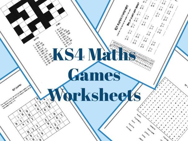 KS4 Maths Games Worksheets | Teaching Resources