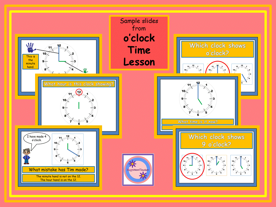 Time - o'clock - Complete Lesson by HappinessTeacher | Teaching Resources